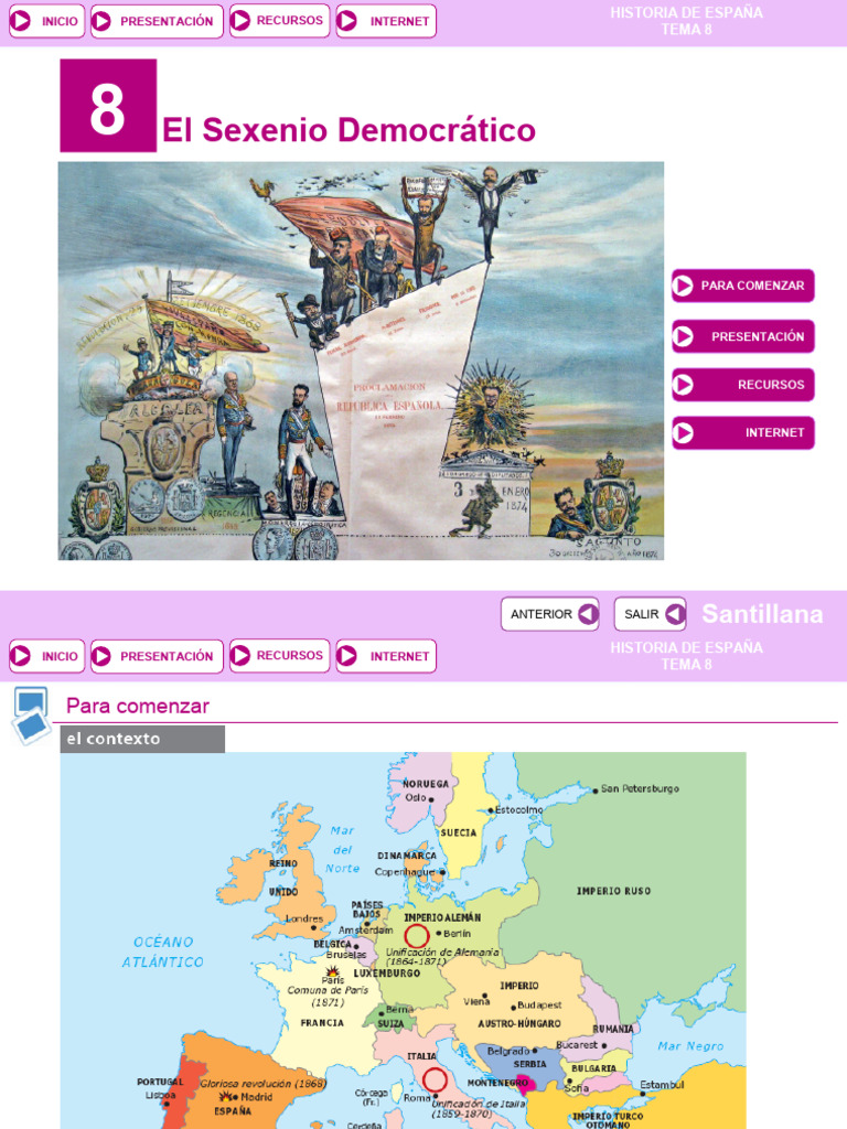 O Sexenio Democrático | PDF | España | Ciencias Políticas