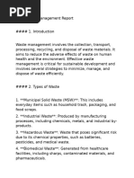 Waste Management Presentation | PDF