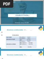 Algo-python | PDF | Structure de contrôle | Python (Langage de programmation)