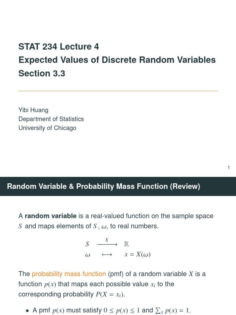 Iit random variable semester | PDF | Probability Distribution | Random Variable