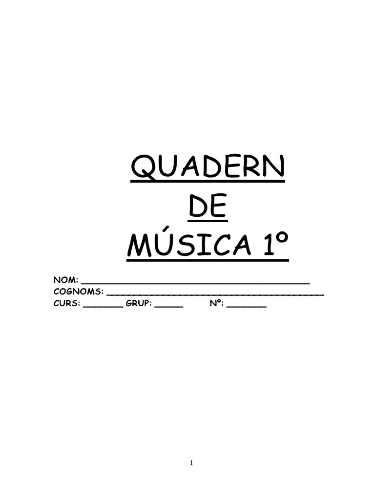 Quadern 1er Eso | PDF