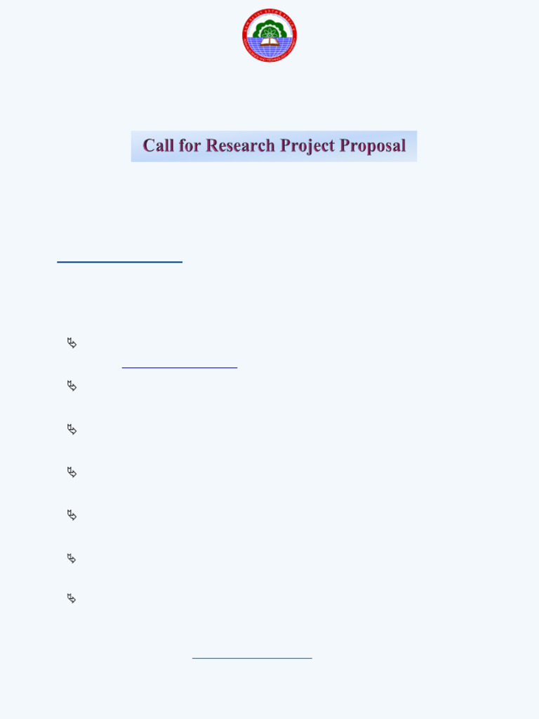 Call for Research Proposals at ASTU | PDF
