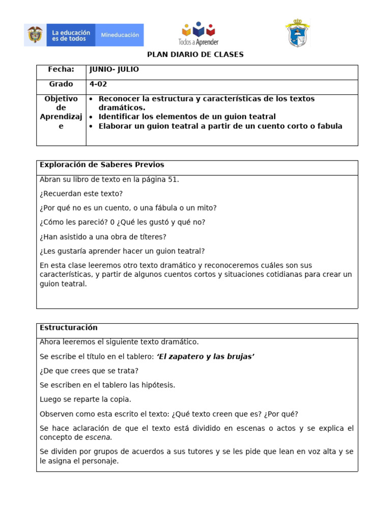 Plan Junio-Julio | PDF