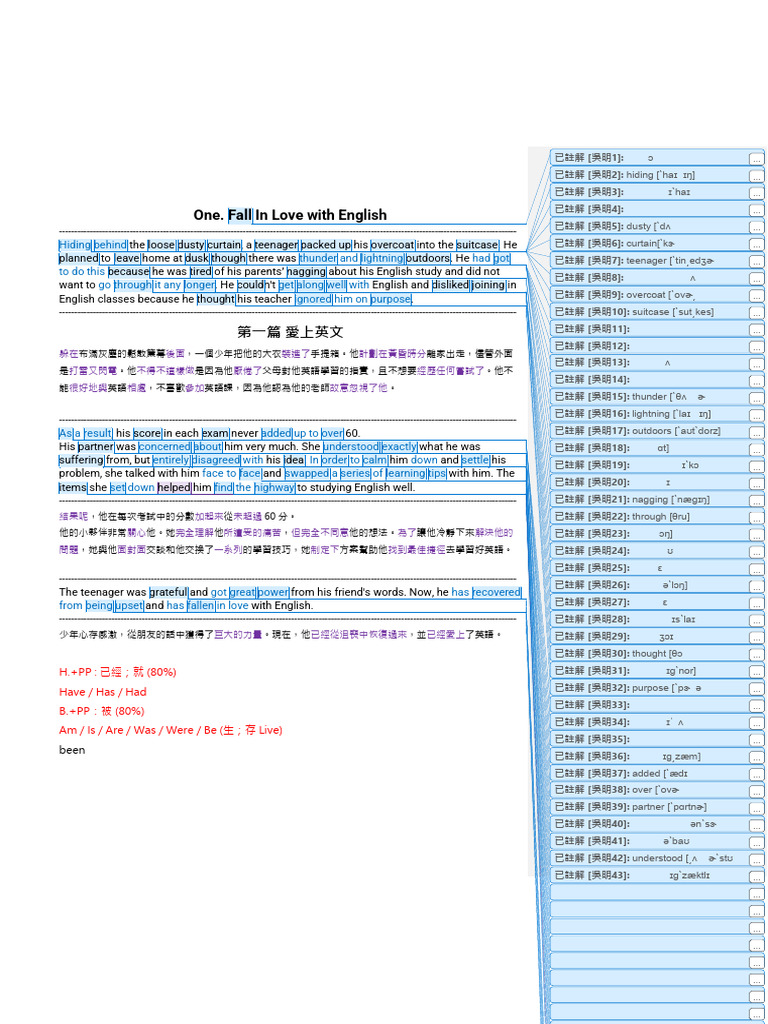 40篇短文ch1 ch6 | PDF | English Language