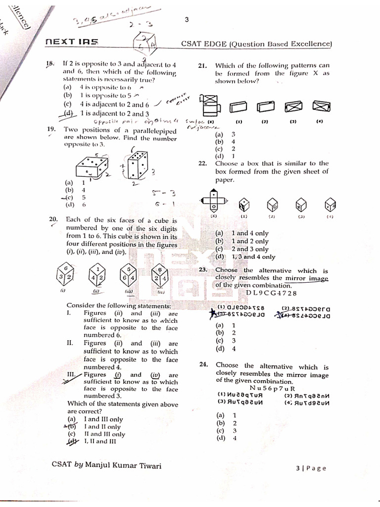 Csat Practice Questions | PDF