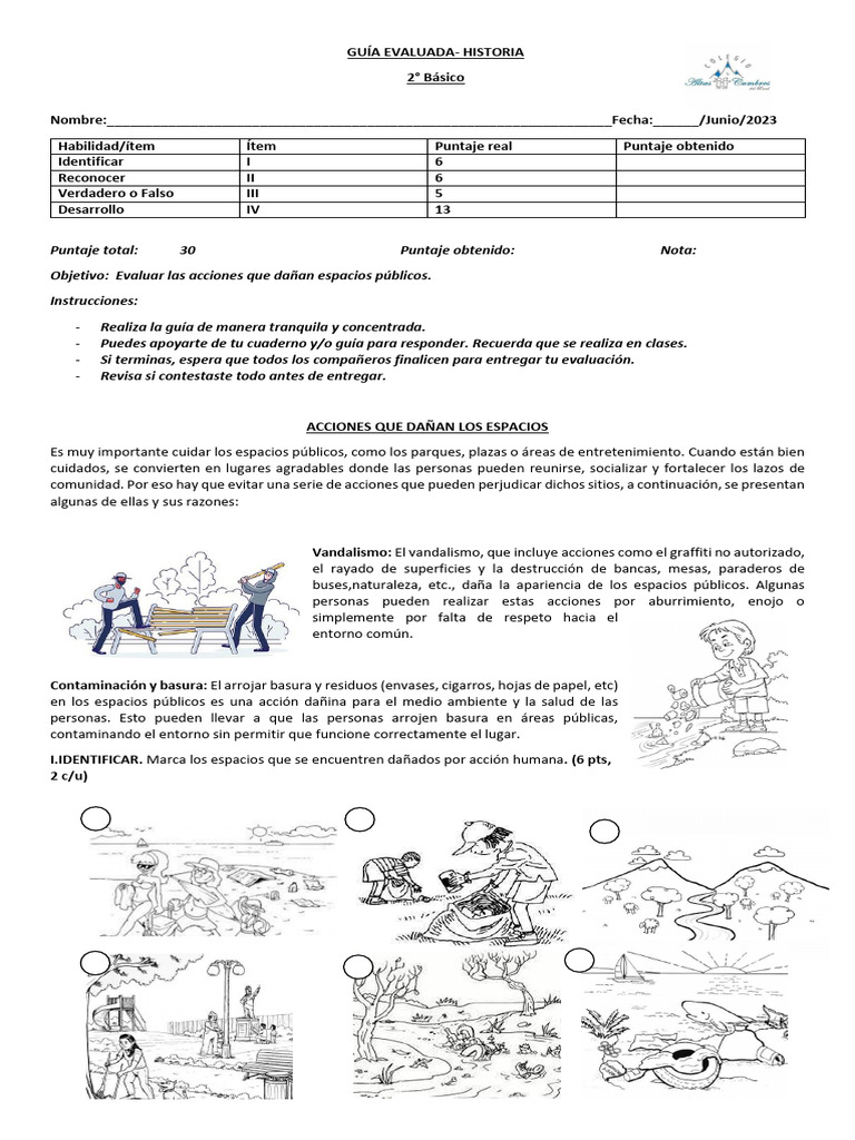Historia 2 Guia Evaluada | PDF | Residuos