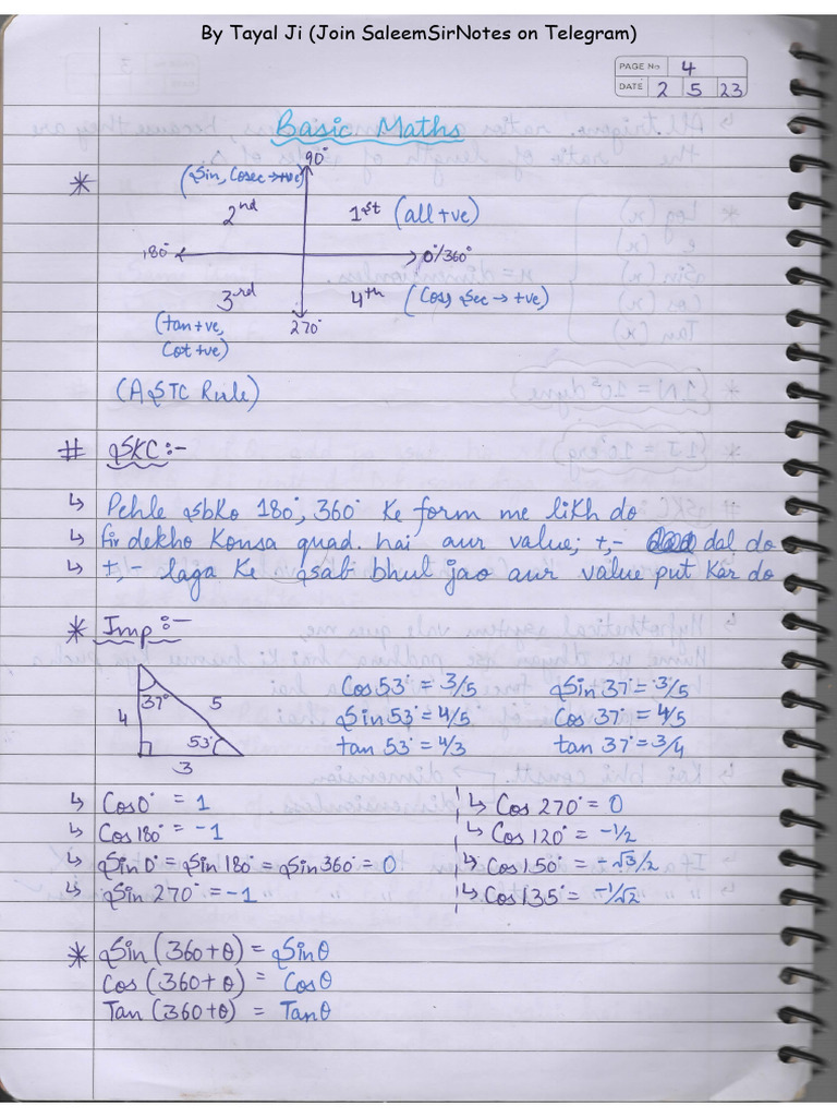 Ch-2 (Basic Maths) | PDF
