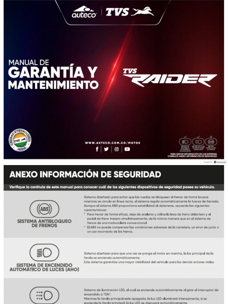 Manual Raider Carburada | PDF