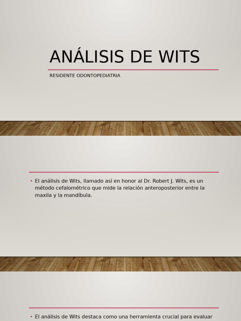 Análisis de Wits | PDF
