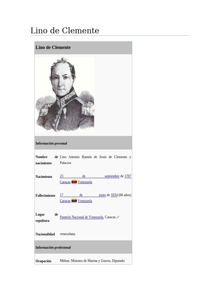 Lino de Clemente | PDF