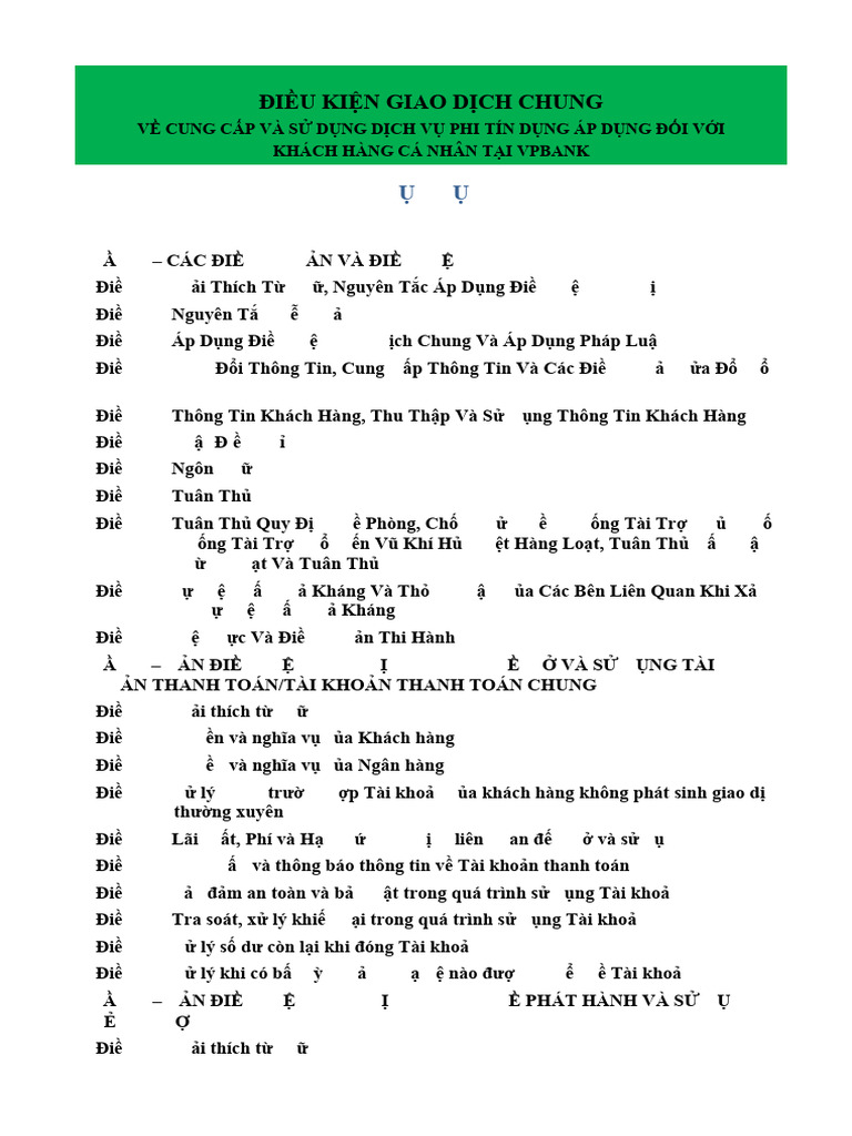 DKGD Chung Ve Cung Cap Va Su Dung Dich Vu Phi Tin Dung Ap Dung Doi Voi ...