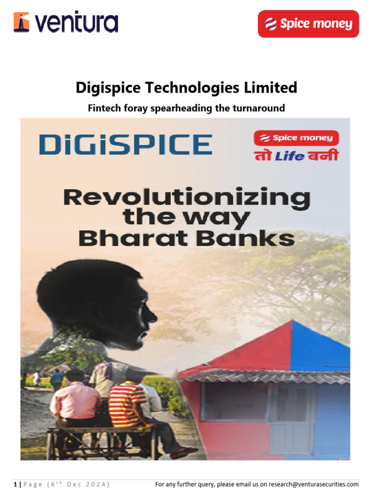 DigiSpice Technologies LTD - 638690823835949382 | PDF | Free Cash Flow | Valuation (Finance)