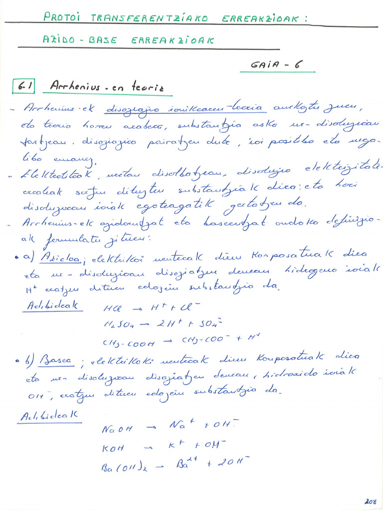 Protoi Transferentziako Erreakzioak | PDF