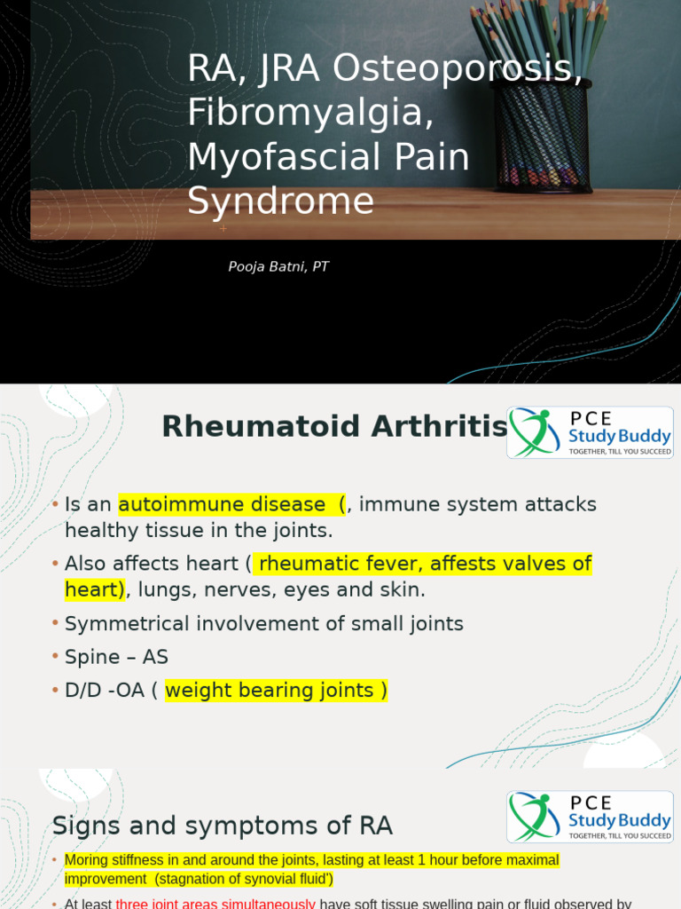 2023 Pce Ra Jra Other | PDF | Rheumatoid Arthritis | Fibromyalgia