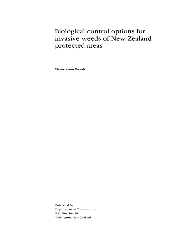 SFC 199 | PDF | Biological Pest Control | Invasive Species
