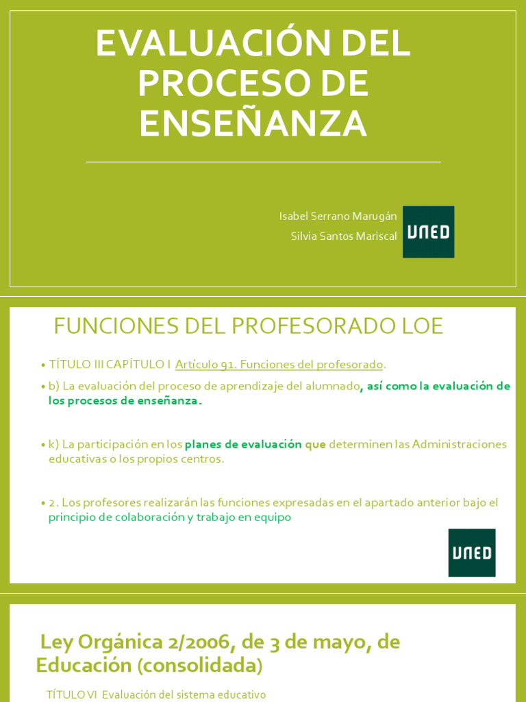 2024 11 29 Uned Evaluacion de La Ensen Anza | PDF