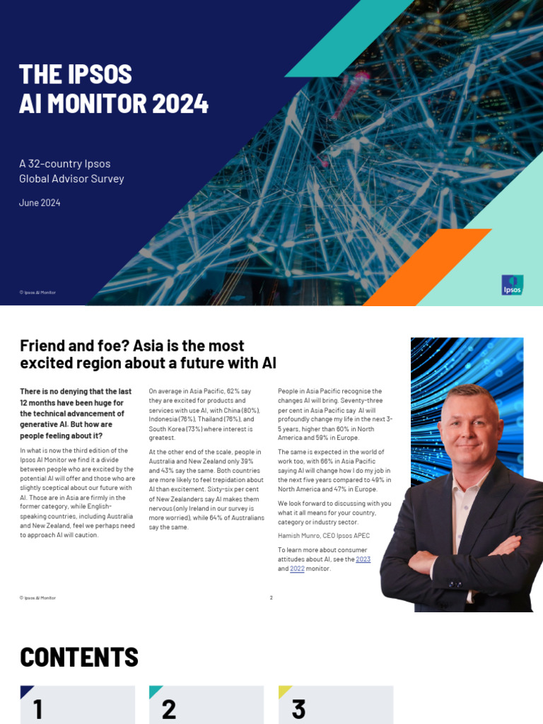 Ipsos AI Monitor 2024 Final APAC | PDF | Millennials | Artificial ...
