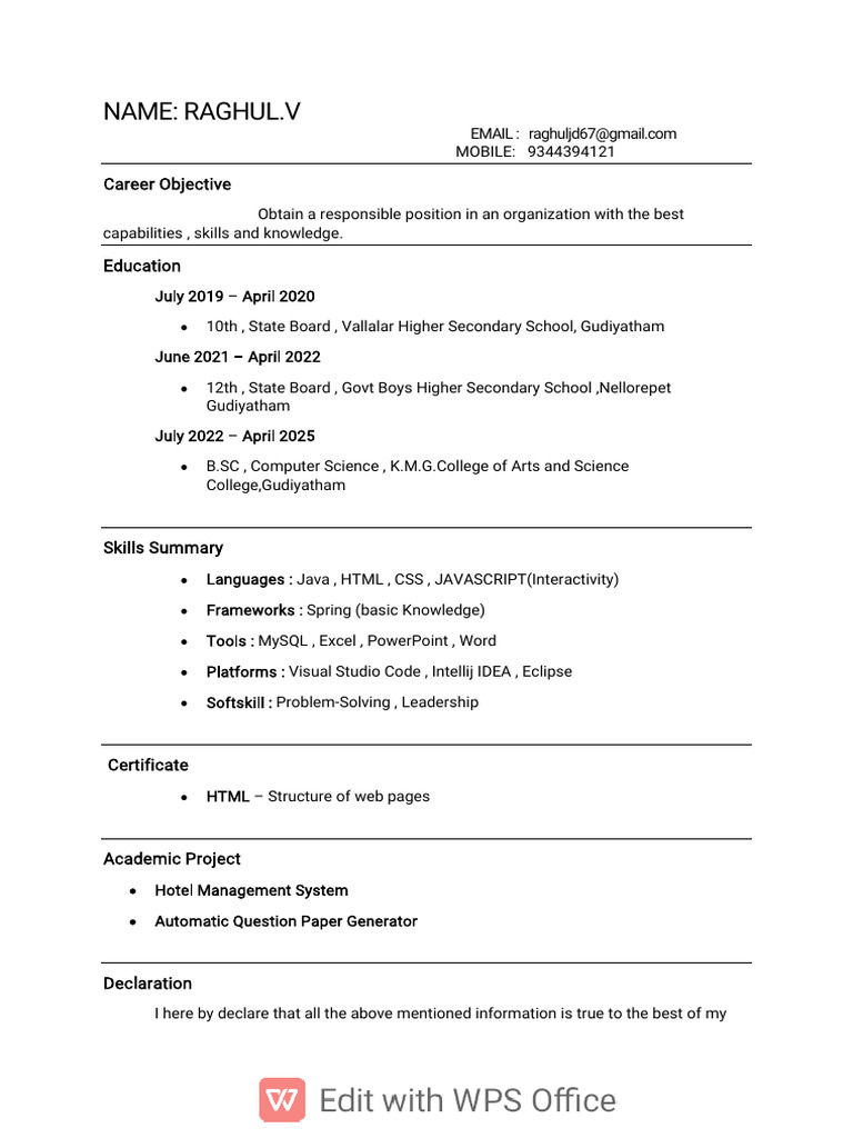 JD Resume5 | PDF