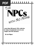 Revised Blood Potency Table for VTM | PDF | Vampires | Tabletop Games