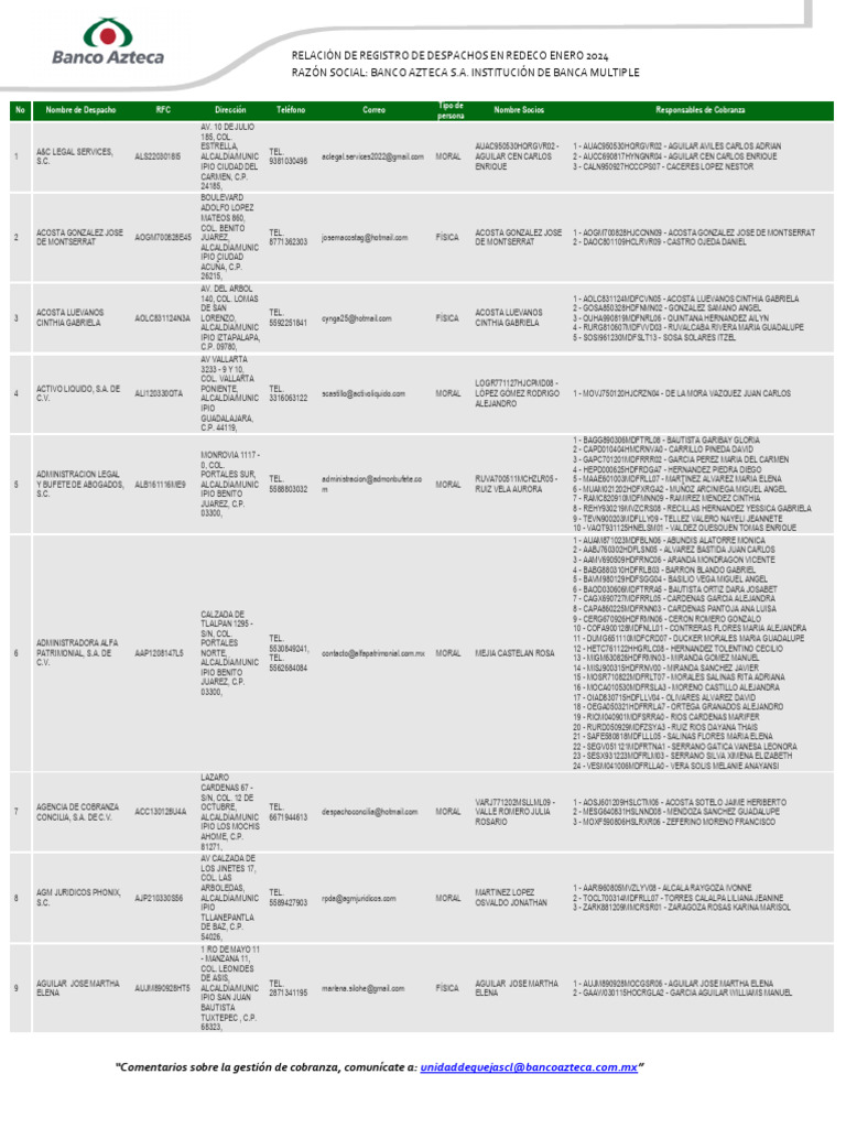 Redeco Ene 2024 | PDF
