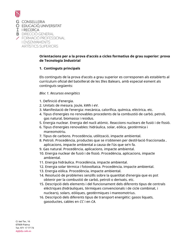 +Orientacions_GS_tecnologia_industrial_v2 | PDF