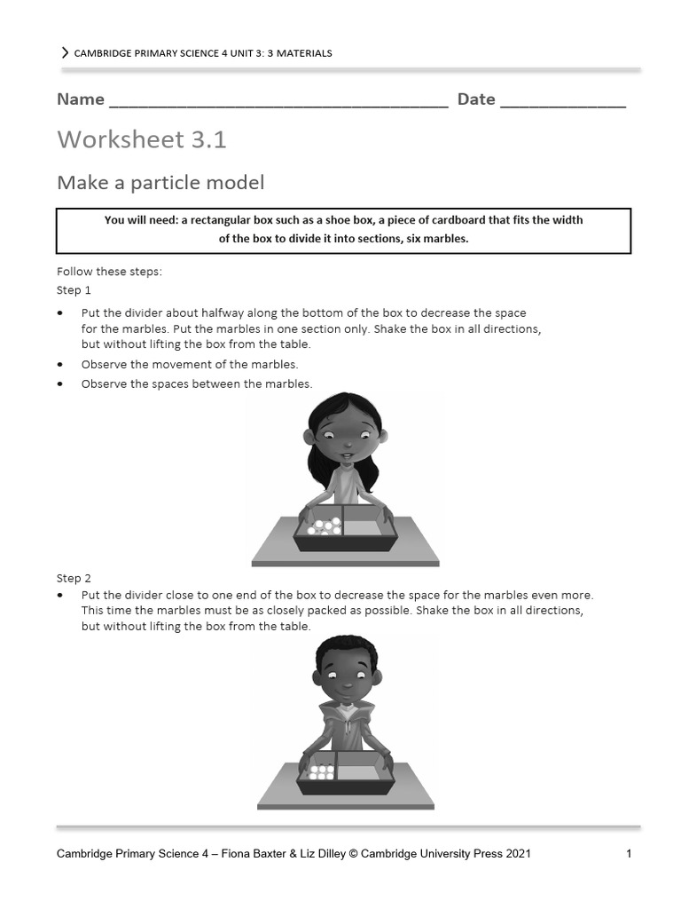 Worksheets - Unit 3 Answer Key | PDF | Melting Point | Butter