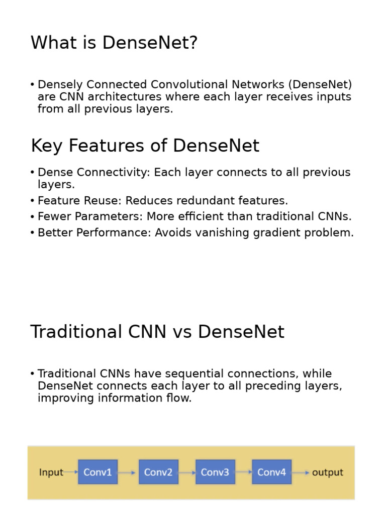 Overview of DenseNet Architecture | PDF | Computational Neuroscience ...