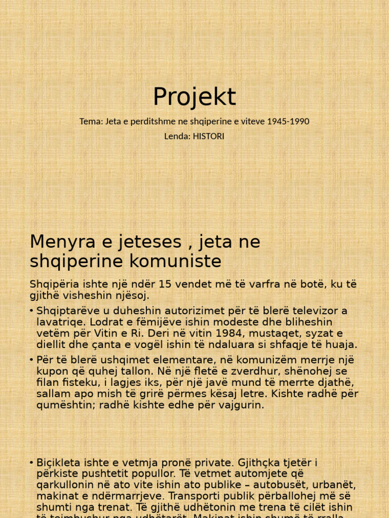 Projekt Histori | PDF