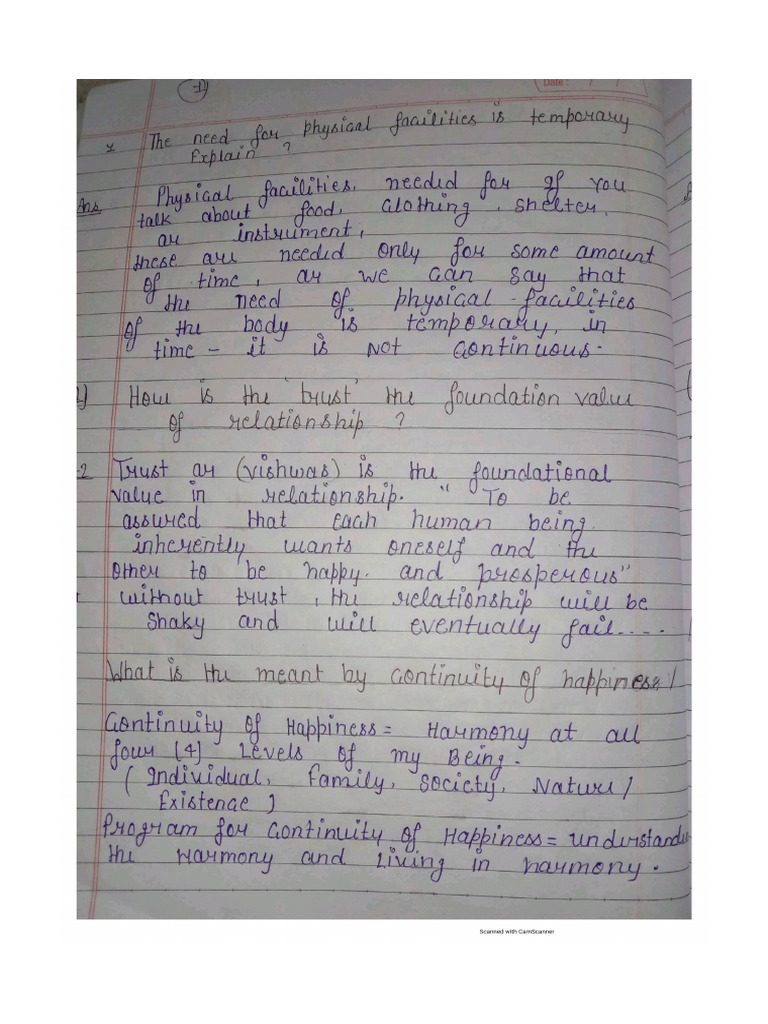 Complete Notes, Human Value and Ethics, B Pharmacy 3rd Sem, Carewell ...