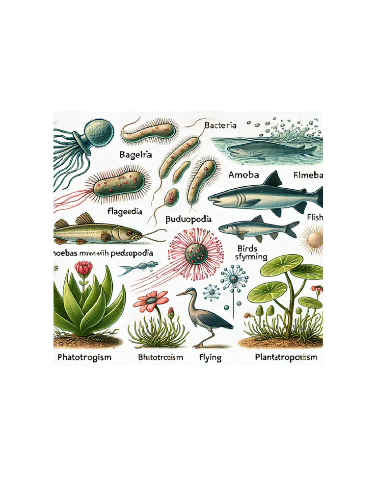 Tirik Organizmlarning Harakatlanishi | PDF