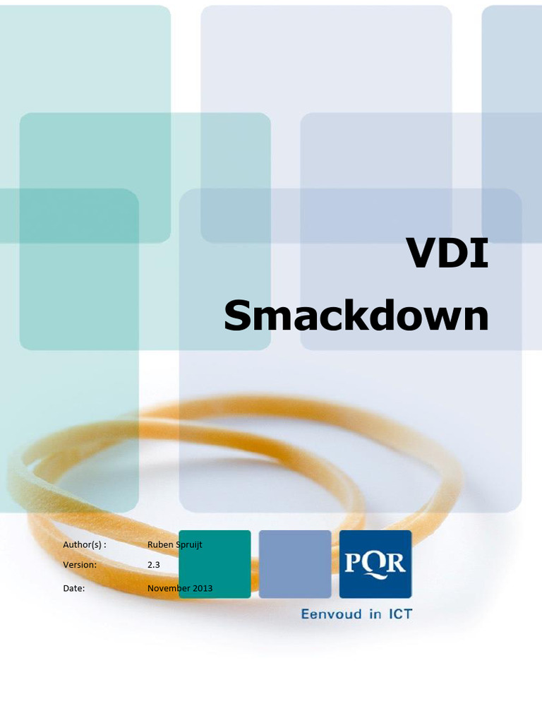 ALL EN XX ALL Whitepaper VDI Smackdown | PDF | Desktop Virtualization | Virtualization