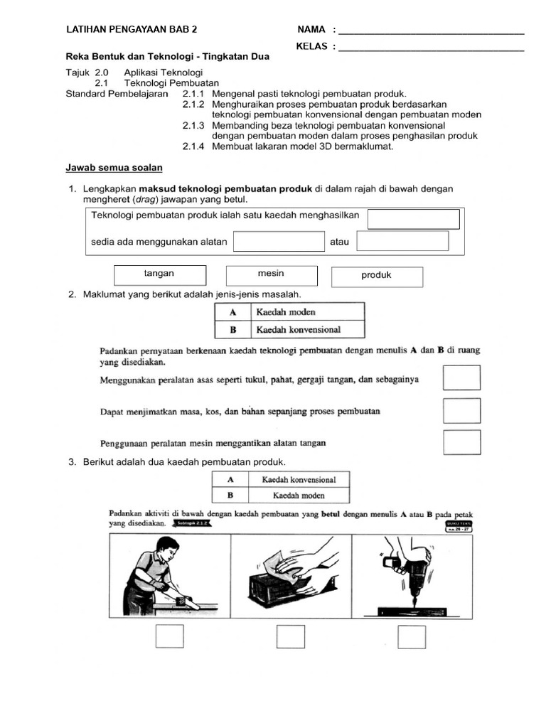 Latihan Pengayaan Bab 2 T2 | PDF