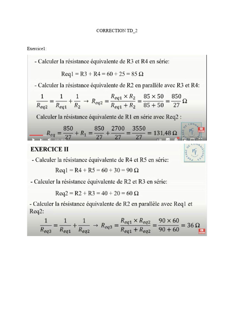 Correction TD 2 | PDF