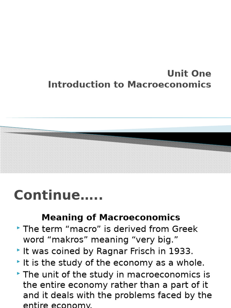Introduction to Macroeconomics Concepts | PDF | Macroeconomics | Gross ...
