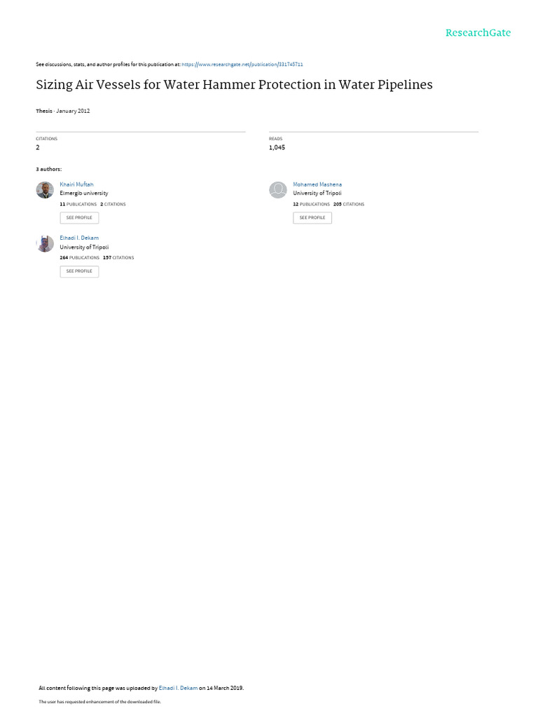 M.Sc.Thises15-03-19 | PDF | Pump | Fluid Dynamics