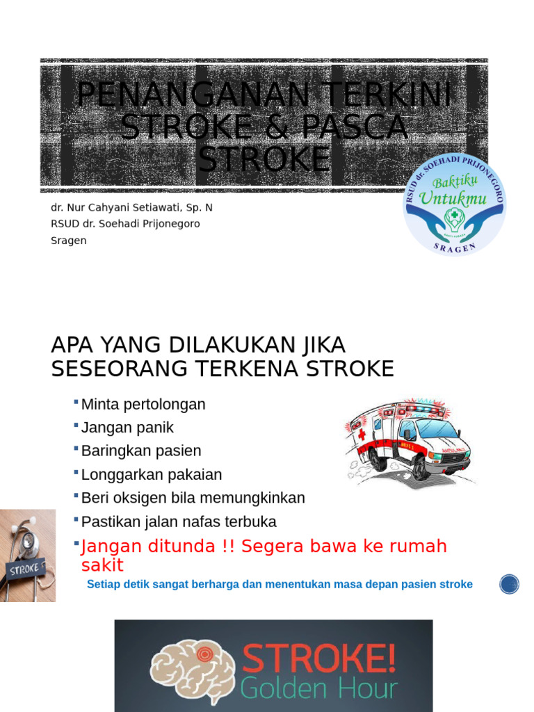 Penanganan Terkini Stroke & Pasca Stroke | PDF
