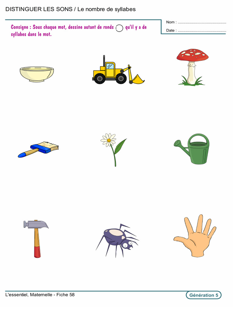 Nombre de Syllabes | PDF