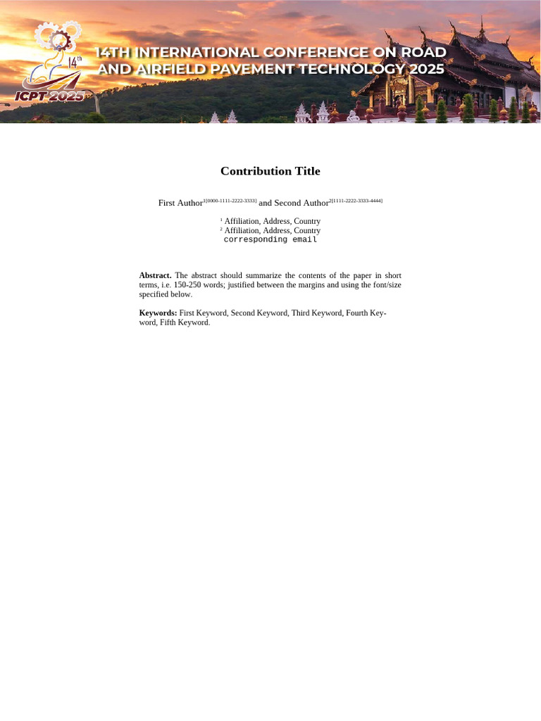 Abstract Template | PDF