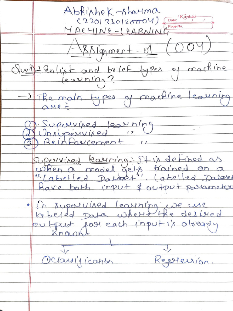 Abhishek Machine Learning Assignment | PDF