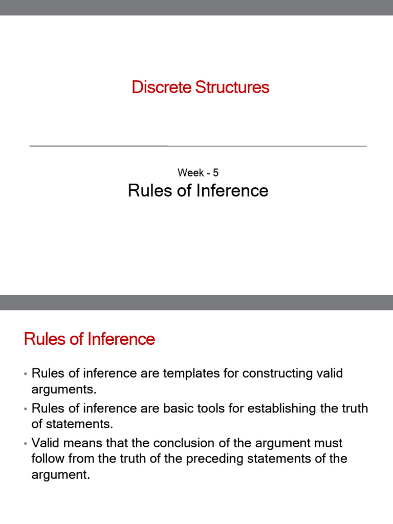 Week 4 and 5 | PDF | Argument | Logical Consequence