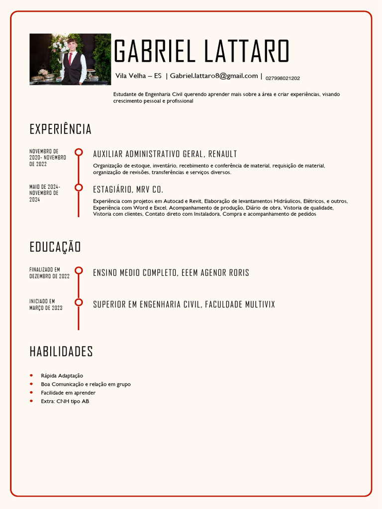 Curriculo Gabriel | PDF