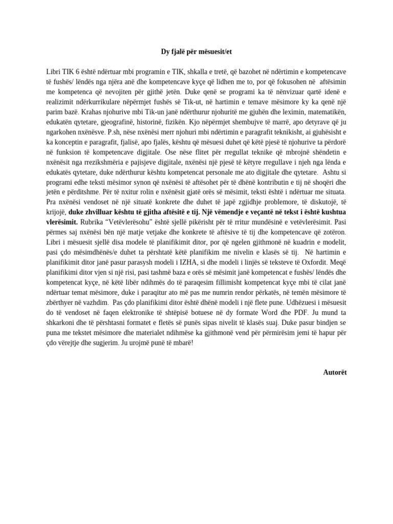 0. TIK 6 Hyrja | PDF