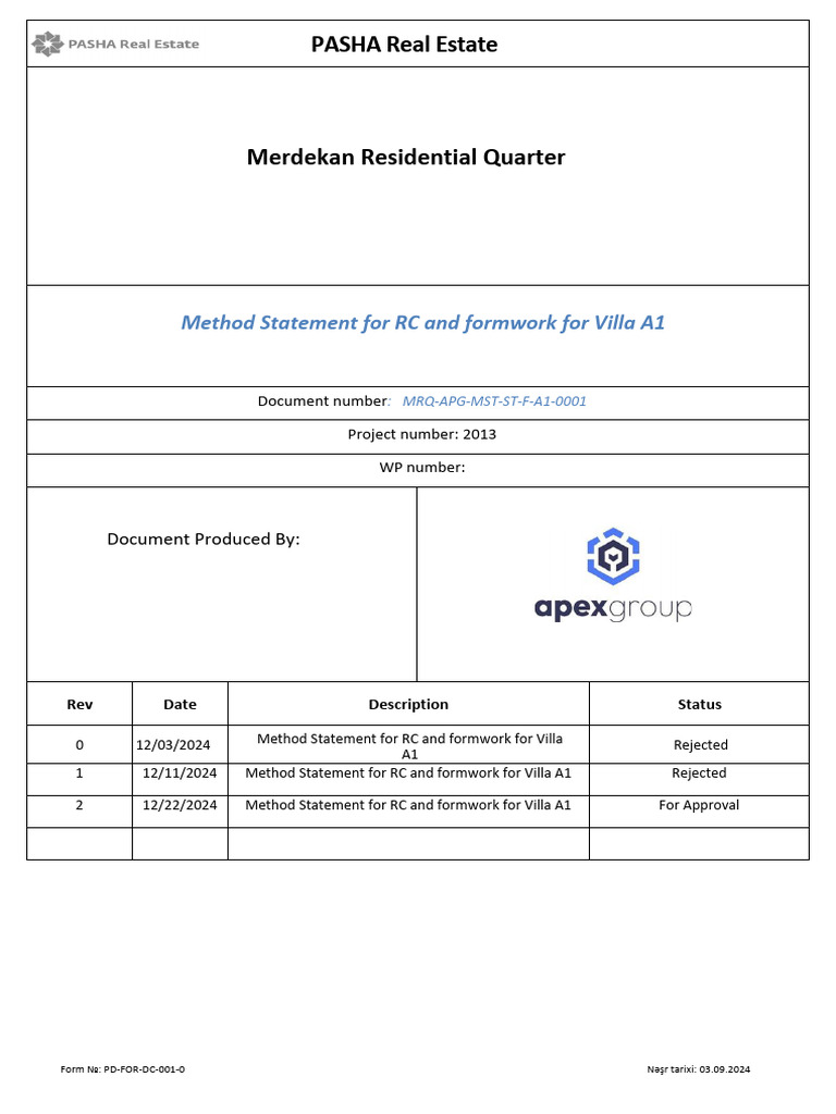MRQ Apg MST ST F A1 0001 | PDF | Concrete | Building Materials