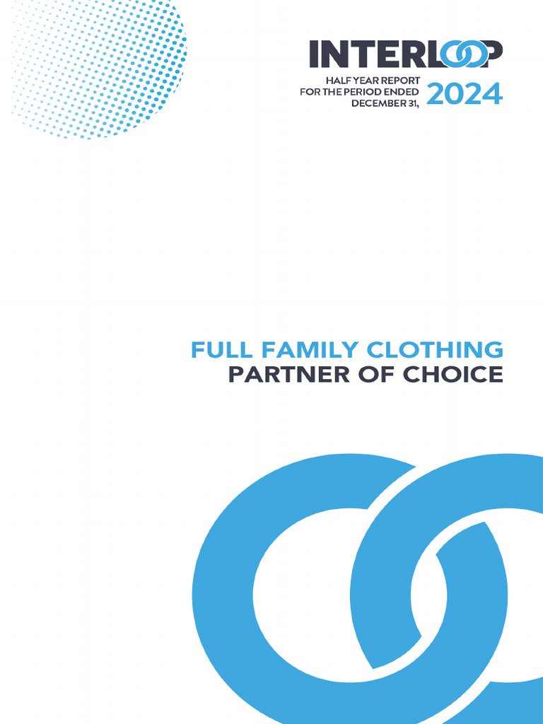Interloop Limited Half Year Financial Report | PDF | Depreciation | Taxes