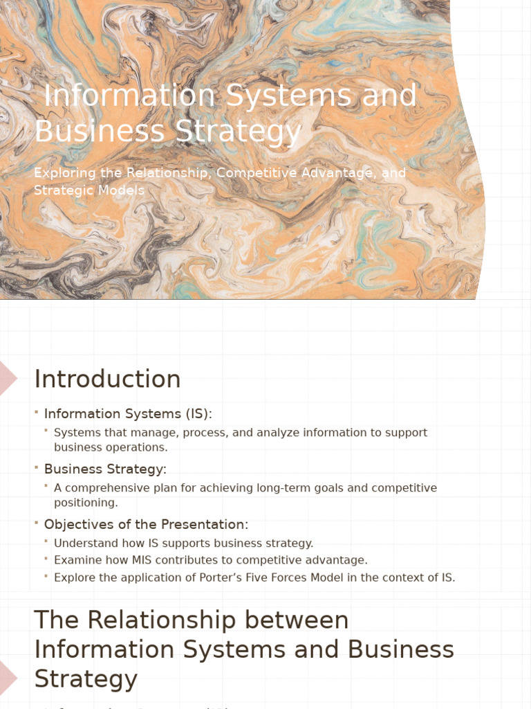 IS and Business Strategy for Advantage | PDF | Strategic Management ...