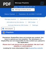 DuplexPlay Activation Instructions | PDF