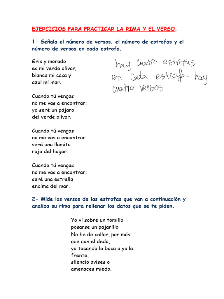 Rima | PDF | Rima | Ritmo Poético