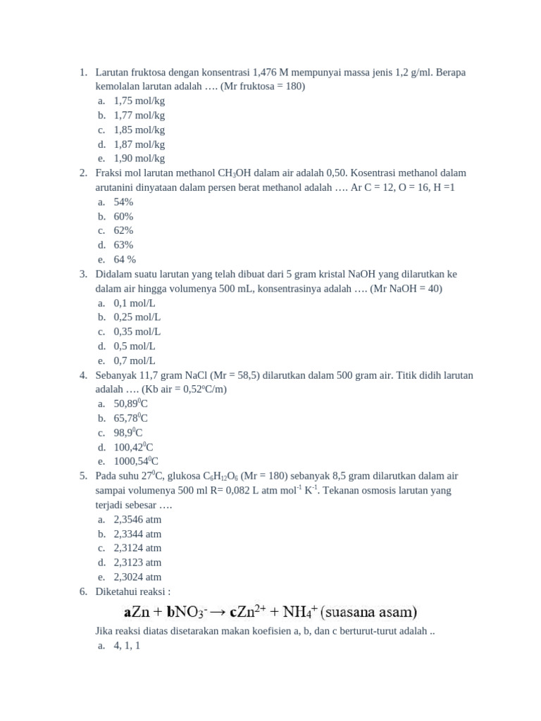 KIMIA XII GISWA | PDF