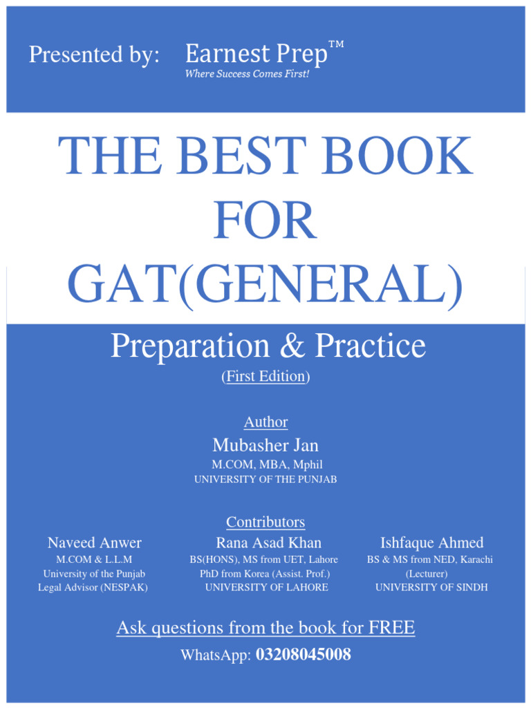 GAT Book | PDF | Integer | Decimal