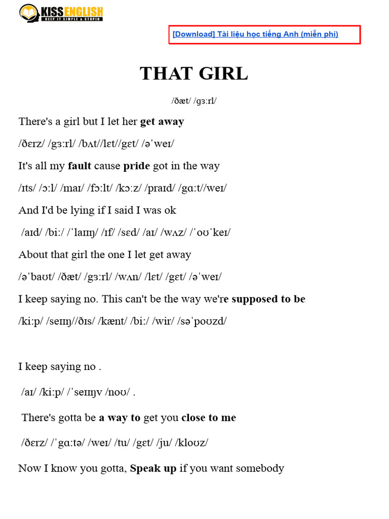 Livestream 28 - That Girl | PDF
